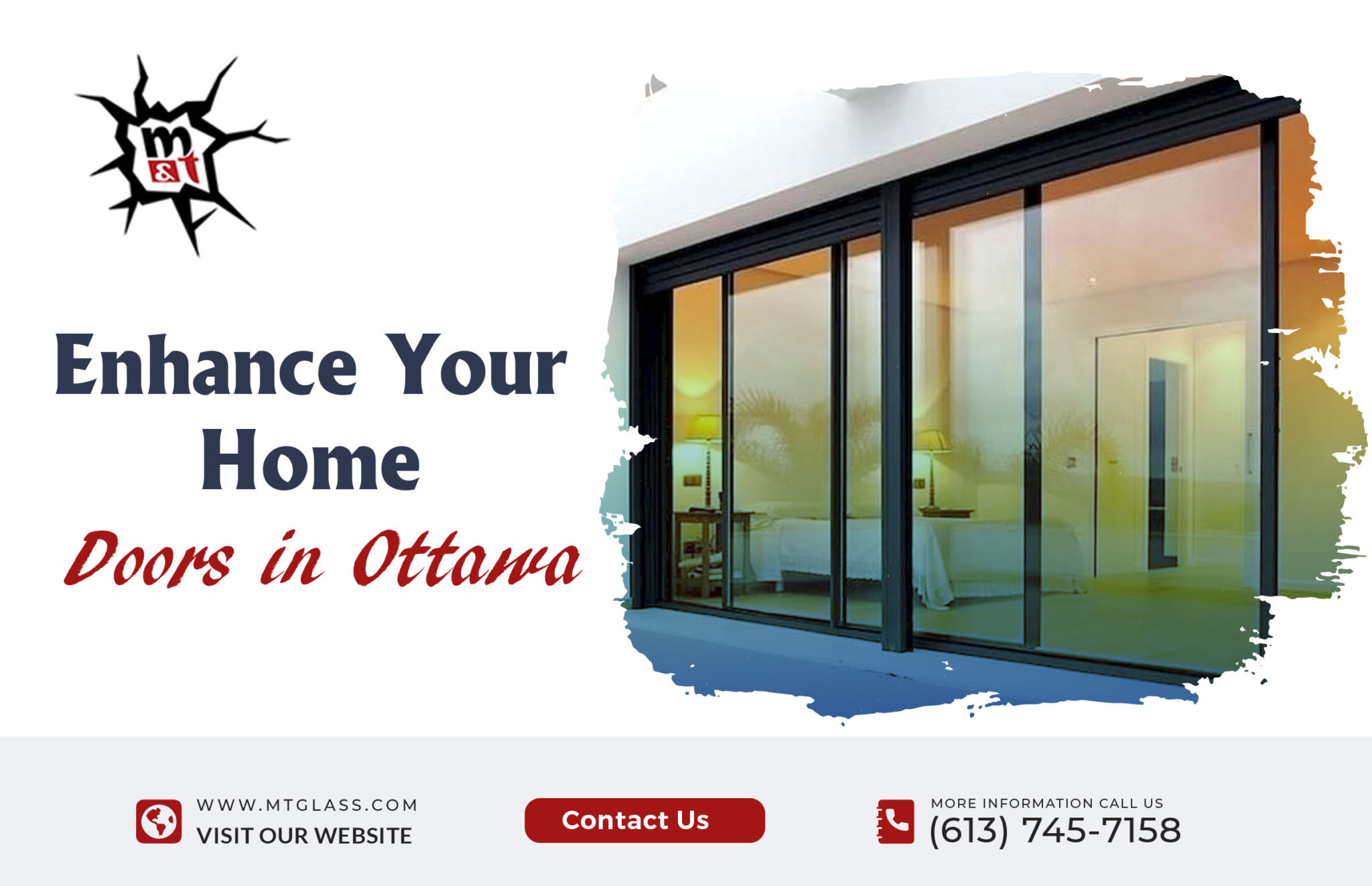 Enhance Your Home Doors in Ottawa - MT Glass