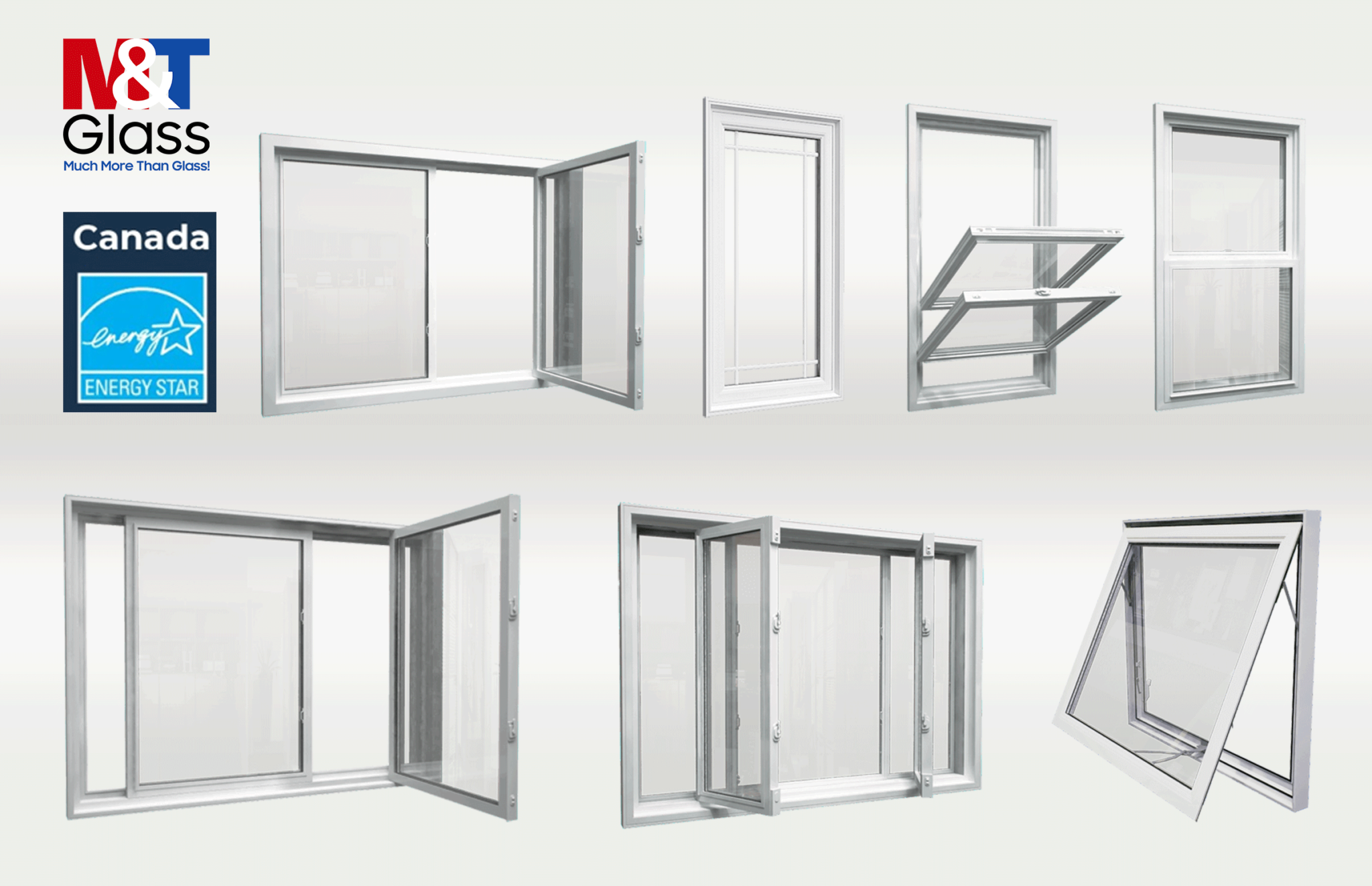 Exploring Different Types of Windows with M&T Glass Ottawa - MT Glass
